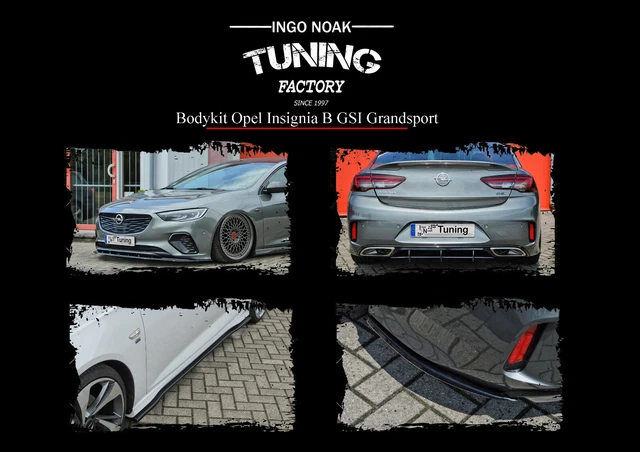 BODY KIT WITH front spoiler rear diffuser sill ABS for Opel Insignia B ...