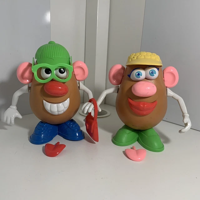 MR & MRS Potato Head Vintage 1985 Playskool Toy Story Green Cap Red ...