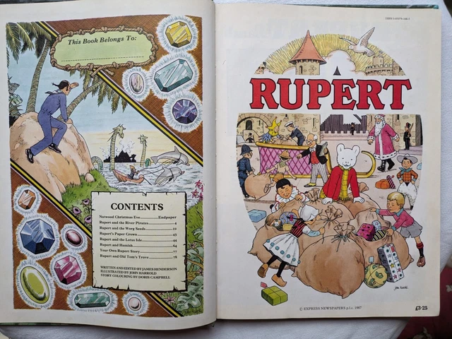 RUPERT THE BEAR Annual 1987 Unclipped and no writing. EUR 5,38 ...