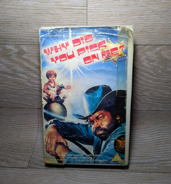 WHY DID YOU Pick On Me Bud Spencer VHS - Box Has Wear - Video Good ...