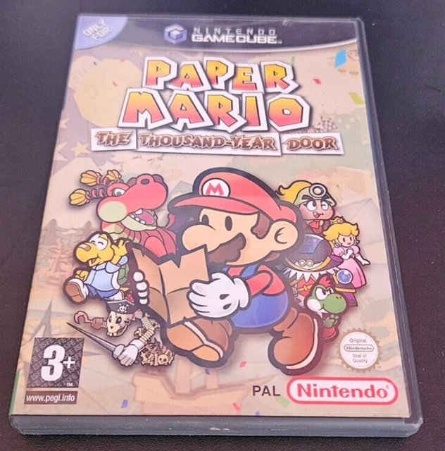 NINTENDO GAMECUBE GAME - PAPER MARIO - Complete Retro Rare Collectable ...