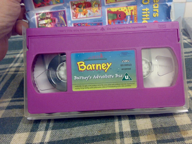 BARNEY'S ADVENTURE BUS VHS Rare Pink Tape £9.99 - PicClick UK