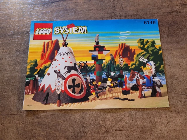 LEGO WESTERN: CHIEF'S Tepee (6746) solo manual de instrucciones EUR 6 ...