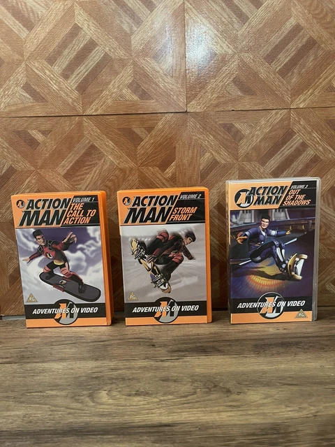 ACTION MAN VHS Set Volume 1-3, The Call To Action Storm Front Out Of ...