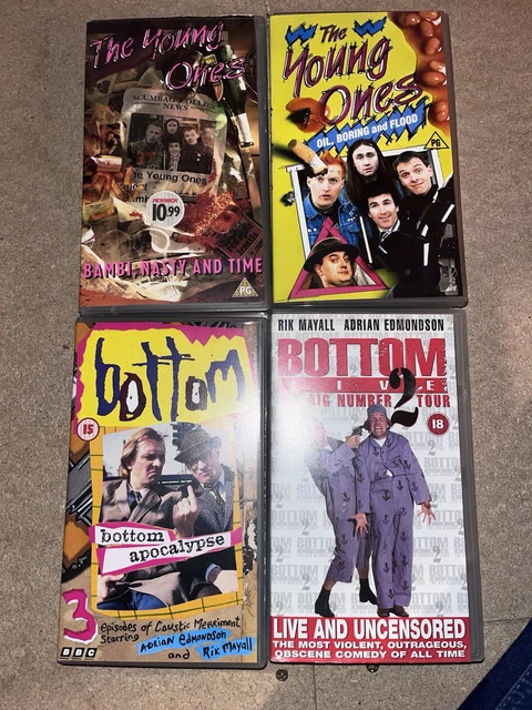 VHS VIDEO THE Young Ones And bottom X4 Rick may all £11.12 - PicClick UK