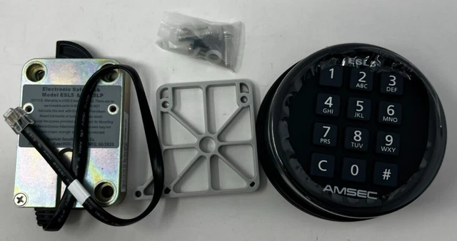 BLOQUEO DE PERNO oscilante AMSEC ESL5 con teclado de color negro EUR ...