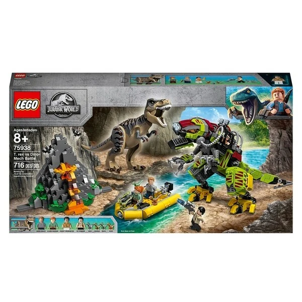 LEGO SET 75938 Jurassic World T-Rex vs. Dino Mech Battle EUR 219,31 ...