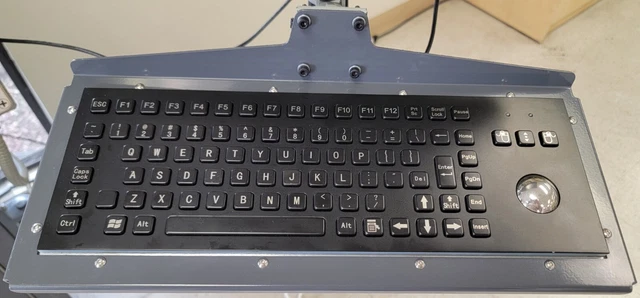 RUGGED INDUSTRIAL KEYBOARD with Trackball for Tormach CNC Machine ...