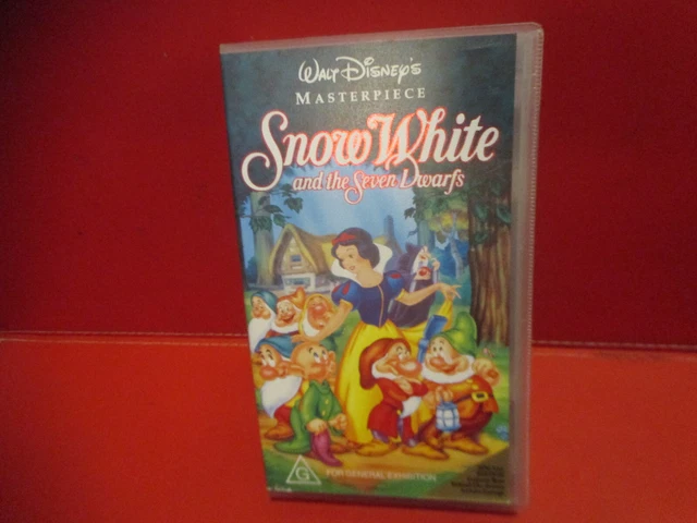 SNOW WHITE DISNEY VHS video cassette rare collectable EUR 11,06 ...