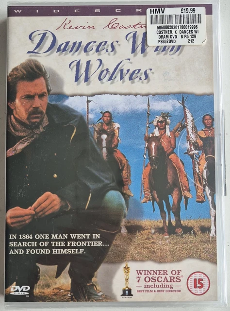 DANCES WITH WOLVES DVD Film Kevin Costner Widescreen New and Sealed £10 ...