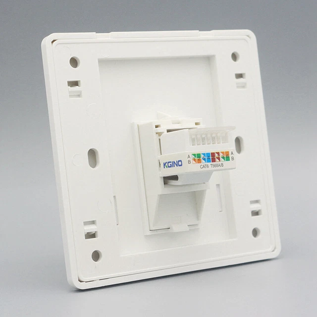 86 TYPE NETWORK Ethernet LAN Gigabit RJ45 Cat6 Outlet Socket Keystone ...