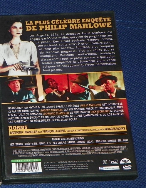 ADIEU MA JOLIE dvd robert mitchum charlotte rampling comme neuf envoi ...