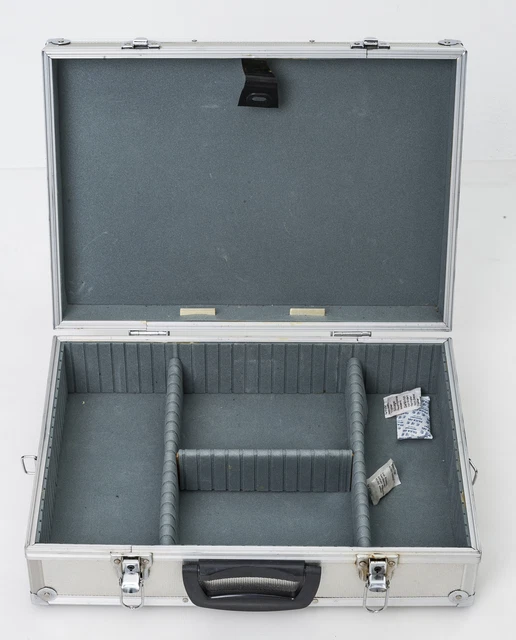Propice BoÎtier Valise De Photo Valise Caméra Valise En Argent Argenté