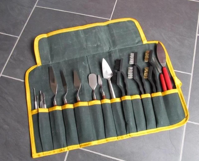 ARCHAEOLOGIST ARCHAEOLOGY TOOL Kit Include Trowel Set Large Roll Up ...