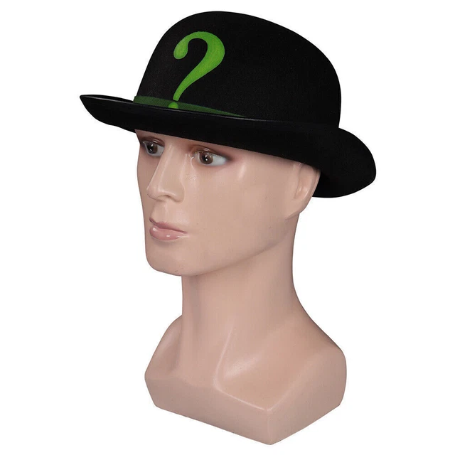 THE RIDDLER EDWARD Nygma Cosplay Hat Cap Props Halloween Costume ...