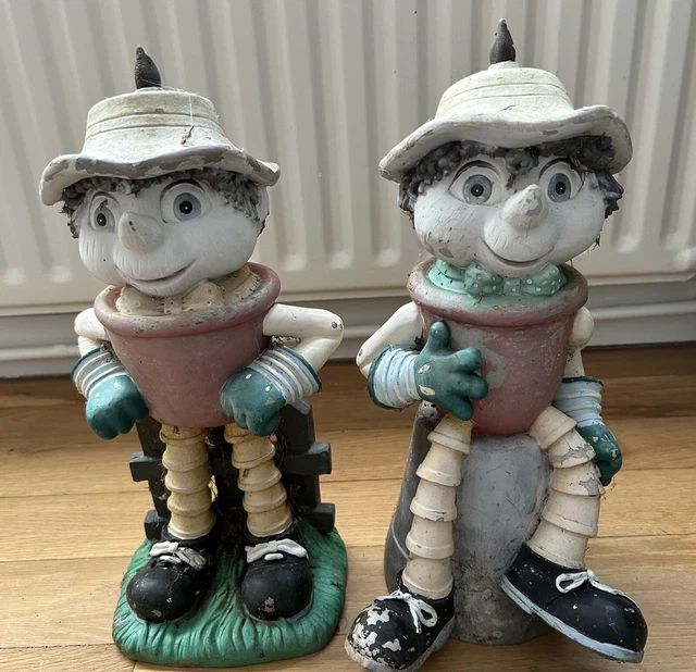 ULTRA RARE BILL ben flower pot men garden ornaments £79.00 - PicClick UK