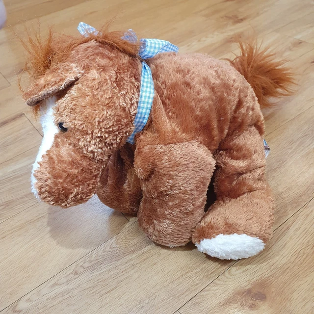PEEKO HORSE BROWN Soft Toy Plush Farm Animal Stuffed Toy £24.99 ...