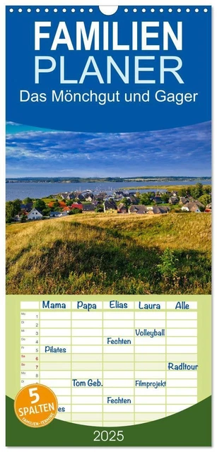 FAMILIENPLANER 2025 - Das Mönchgut und Gager mit 5 Spalten ...