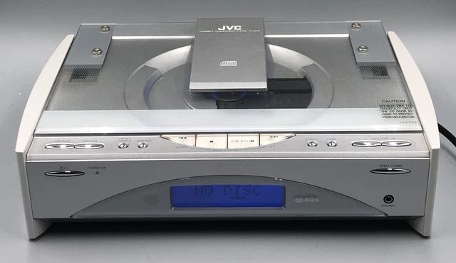 JVC COMPACT COMPONENT System FS-SD7R CD FM/AM MD/Aux argento audio digitale EUR 60,00 - PicClick IT