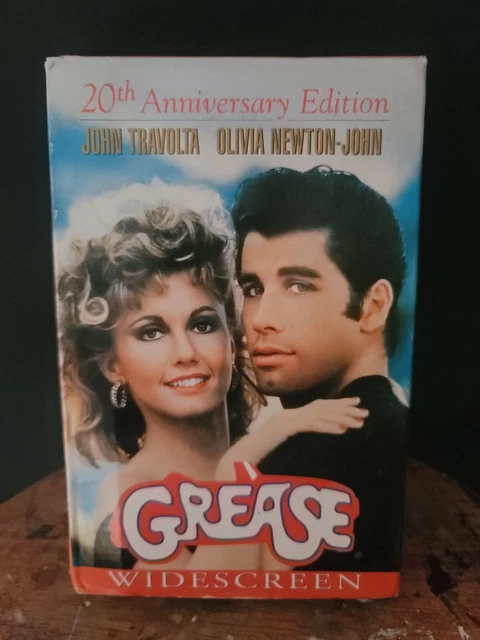 GREASE VHS 20TH Anniversary Edition Widescreen Olivia Newton John, John ...