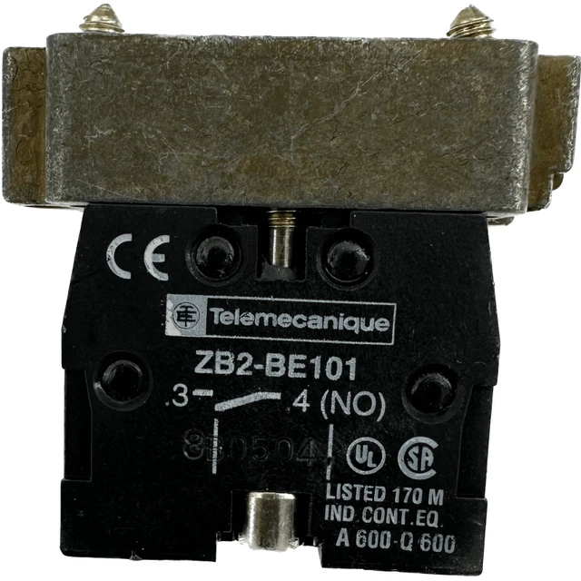 TELEMECANIQUE ZB2 BZ101 061430 Push Button Body and Contact Block $23. ...