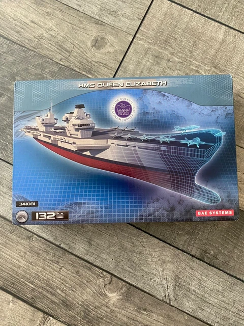 HMS QUEEN ELIZABETH Aircraft Carrier Model - BAE Systems - Brand New ...