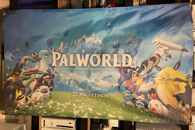 GIANT 5' PALWORLD FLAG BANNER Pokémon Pocket Pair XBOX PC £28.34 ...
