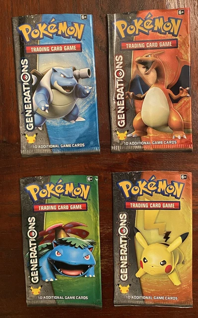2016 POKEMON GENERATIONS Graded Booster Pack Blastoise Artwork PSA 9 ...