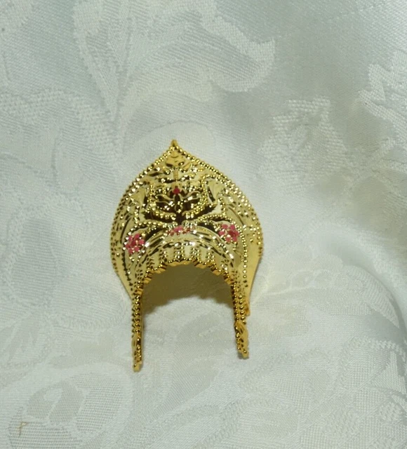 Barbie Dotw 2004 Princess Of Imperial Russia Faux Gold Crown Headpiece 4 Doll 540 Picclick Ca