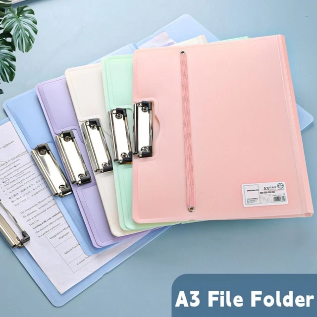 STRAP DESIGN EXAM Paper Storage Clip Multifunction Writing Pad Students ...