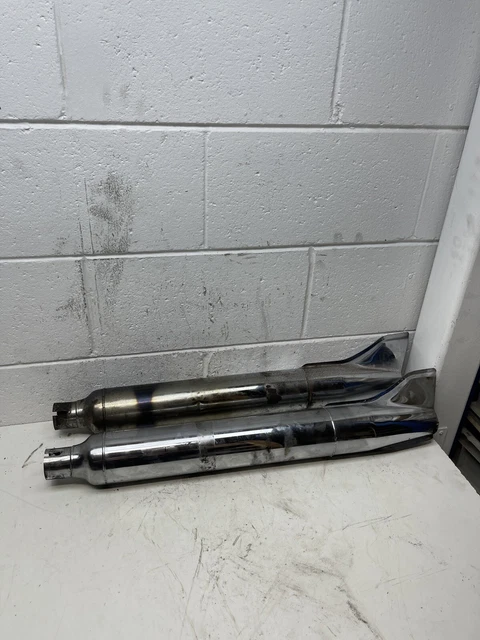 HARLEY DAVIDSON SHOVELHEAD Panhead Exhaust Muffler Chopper Bobber ...