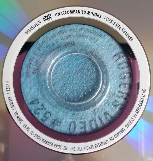 UNACCOMPANIED MINORS WIDESCREEN Loose Disc DVD Warner Bros. 2006 $2.00 ...