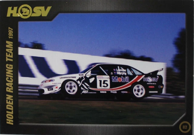 HSV 20TH ANNIVERSARY Card Holden Racing Team HRT 1997 Lowndes Murphy No ...
