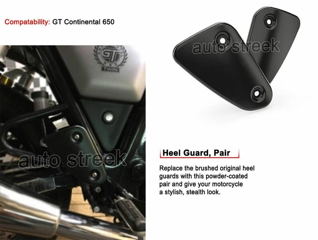 GENUINE ROYAL ENFIELD Twins GT 650 Continental Heel Guard Pair EUR 32 ...