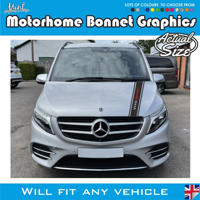 MERCEDES VITO BONNET Stripes Camper Van Graphics Decal Campervan 084 ...