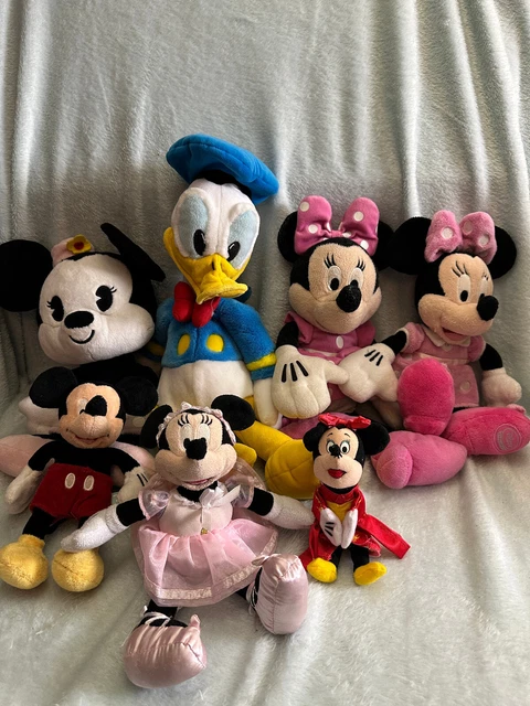 DISNEY SOFT TOY plush Bundle Mickey Mouse, Minnie Mouse Donald duck £22 ...