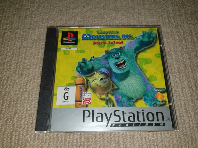 MONSTERS INC. SCARE Island Sony Playstation 1 PS1 Game, Disney Pixar ...