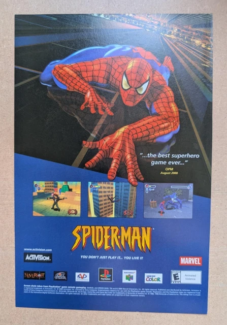 SPIDER-MAN PS1/GAMEBOY/N64 GAME Advertisement - See Details £5.92 ...