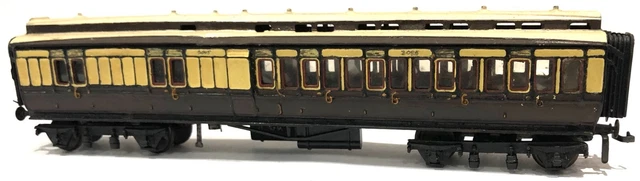 MODIFIED TRIANG GWR Clerestory Corridor Brake 3Rd Coach See Description ...