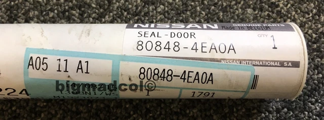 NISSAN DOOR SEALS 80848-4EA0A £30.00 - PicClick UK