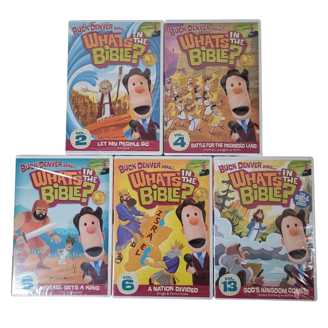 BUCK DENVER WHAT’S in the Bible Vol 2 4 5 6 13 DVD Lot 5 New ...