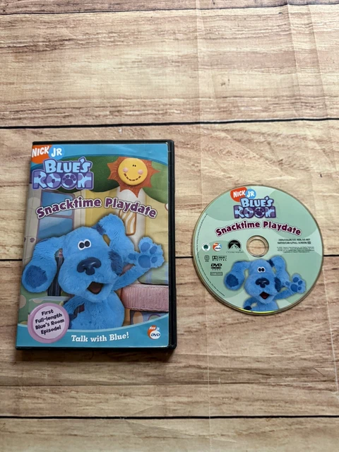 BLUES CLUES BLUES ROOM: SNACKTIME PLAYDATE (DVD, 2004) Nick Jr Tested ...