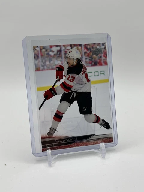 2024-2025 UD EXTENDED Series Nico Hischier New Jersey Devils Clear Cut ...