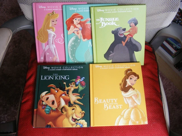 DISNEY MOVIE COLLECTION book bundle x 5 -sleeping beauty etc (hardbacks ...