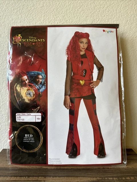 DISNEY DESCENDANTS 4 The Rise of Red Princess Red Costume Girls L/G 10 ...