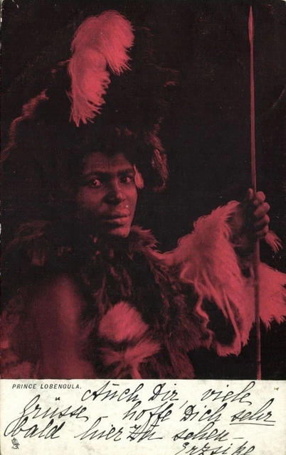 RHODESIA, PRINCE LOBENGULA Khumalo King of the Ndebele People (1903) £ ...