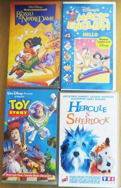 4 CASSETTES VIDEO Vhs Dessins Animes Et Animation Enfants Jeunesse EUR ...