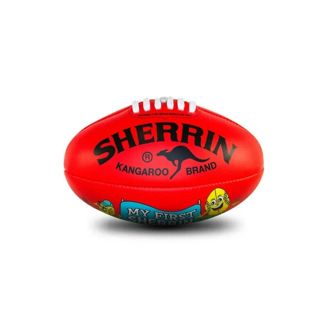 MY FIRST SHERRIN Size Mini AFL Football In Red $25.99 - PicClick AU