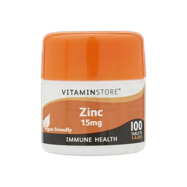 PACK OF 2 x Vitamin Store Zinc 15mg 100 Tablets £11.00 - PicClick UK