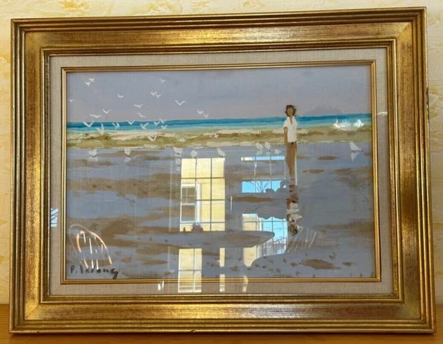 PIERRE LELONG (PEINTURE originale française signée huile sur toile ...